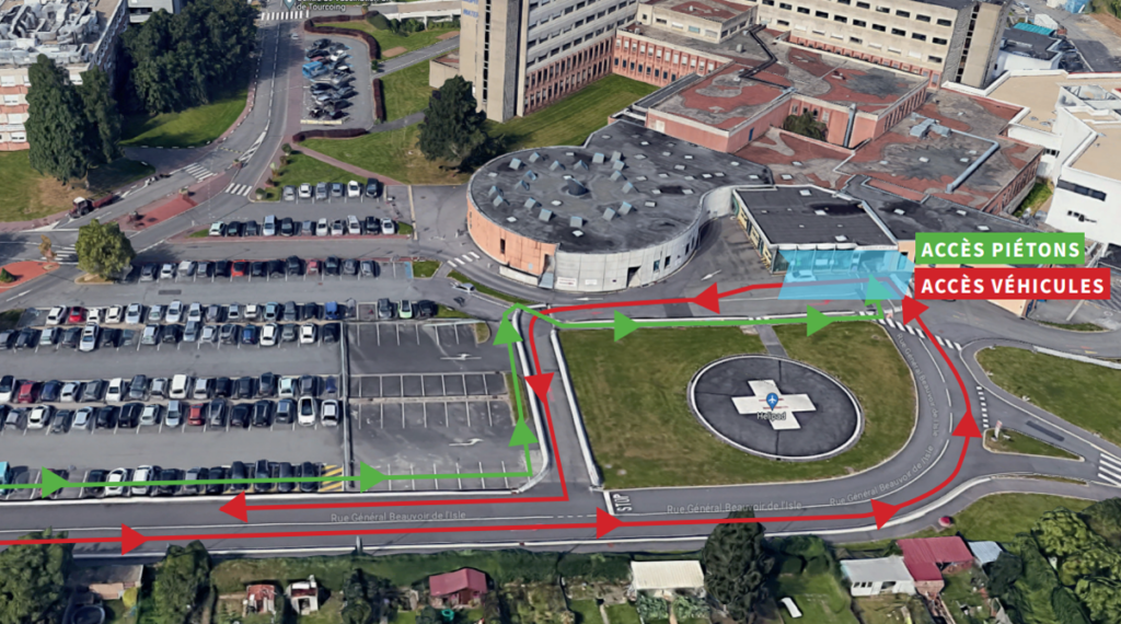 Les Urgences – Nouveaux accès « Centre Hospitalier Tourcoing