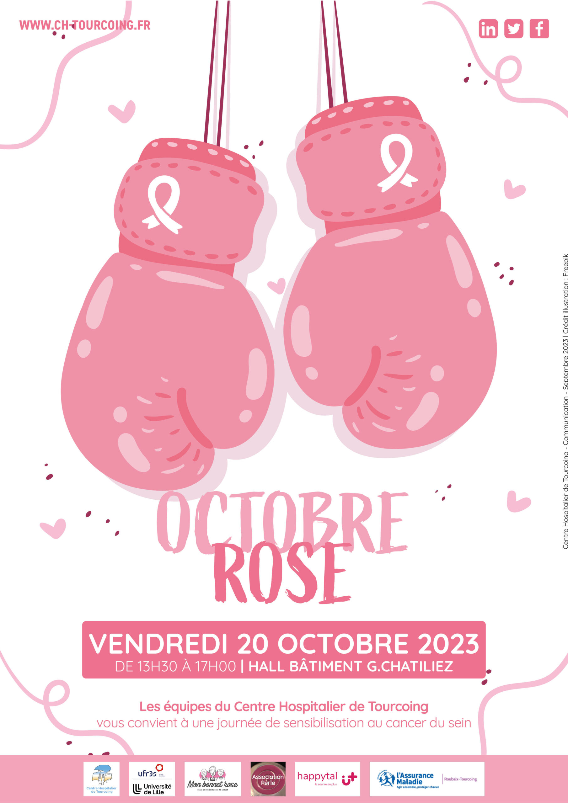 Octobre rose 2023 « Centre Hospitalier Tourcoing